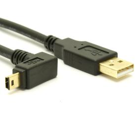 USB 2.0 Device Cable - Down Angle - Deep Well