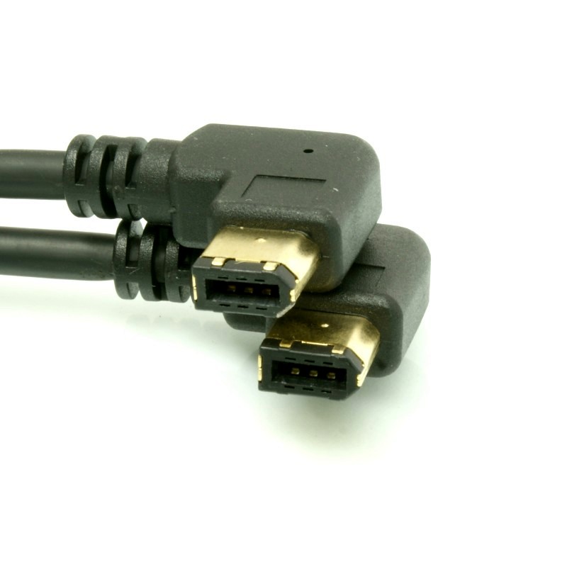 FireWire Device Cable (Double Left Angle)