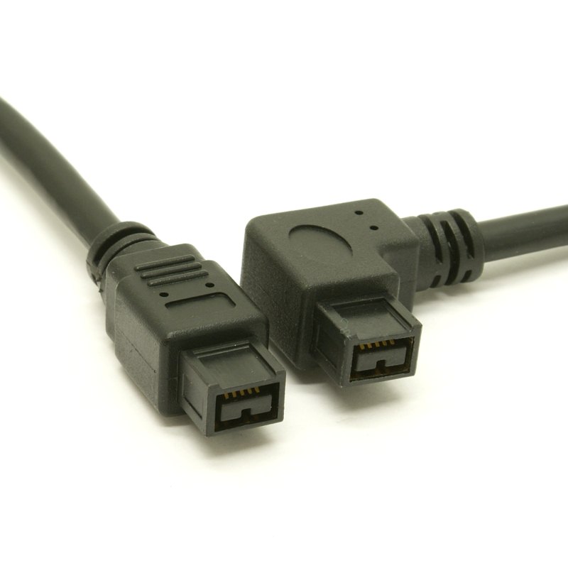 FireWire 800 Short Cable - Left Angle