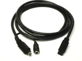 FireWire 9pin Power Injection Cable