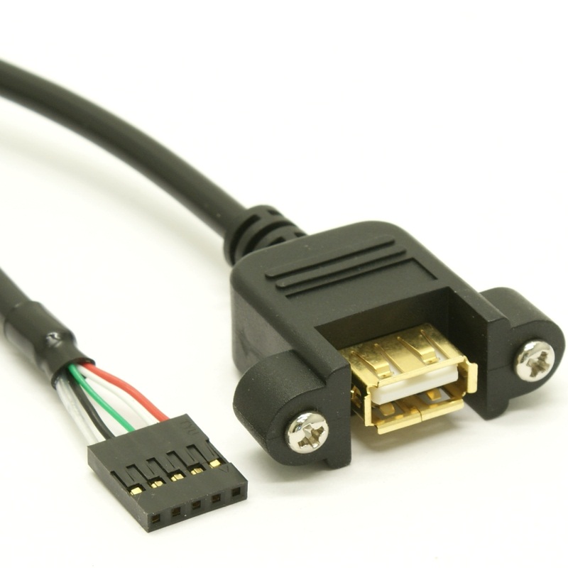 USB 2.0 Cable A Female to Motherboard