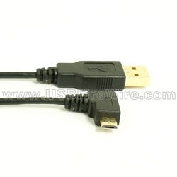 USB Right Angle micro USB cables - 877.522.3779 - USBFireWire.com