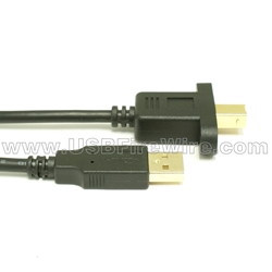 USB USB B Extension with bulkhead and right angle - 877.522.3779 ...